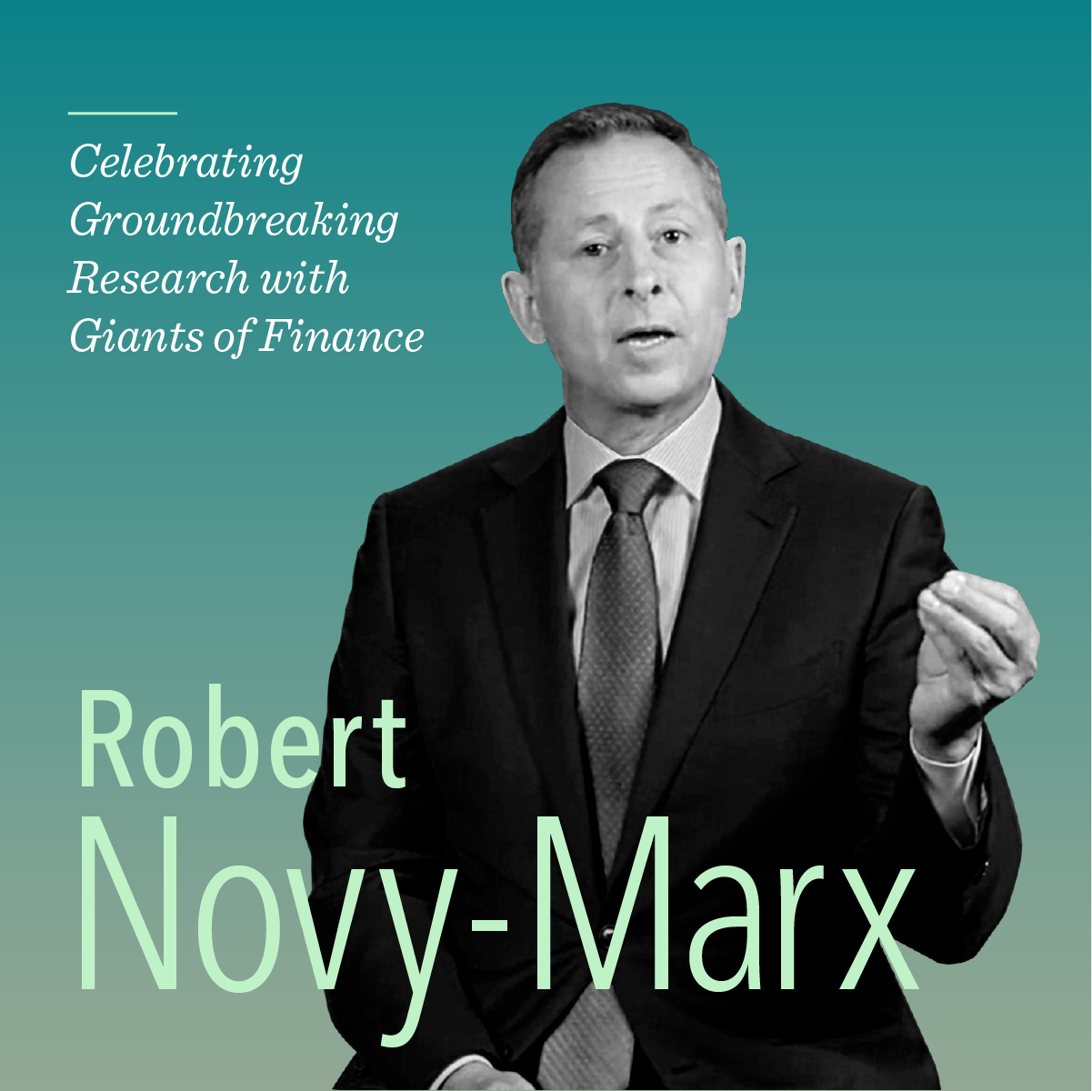 Celebrating Groundbreaking Research with Giants of Finance: Robert Novy ...
