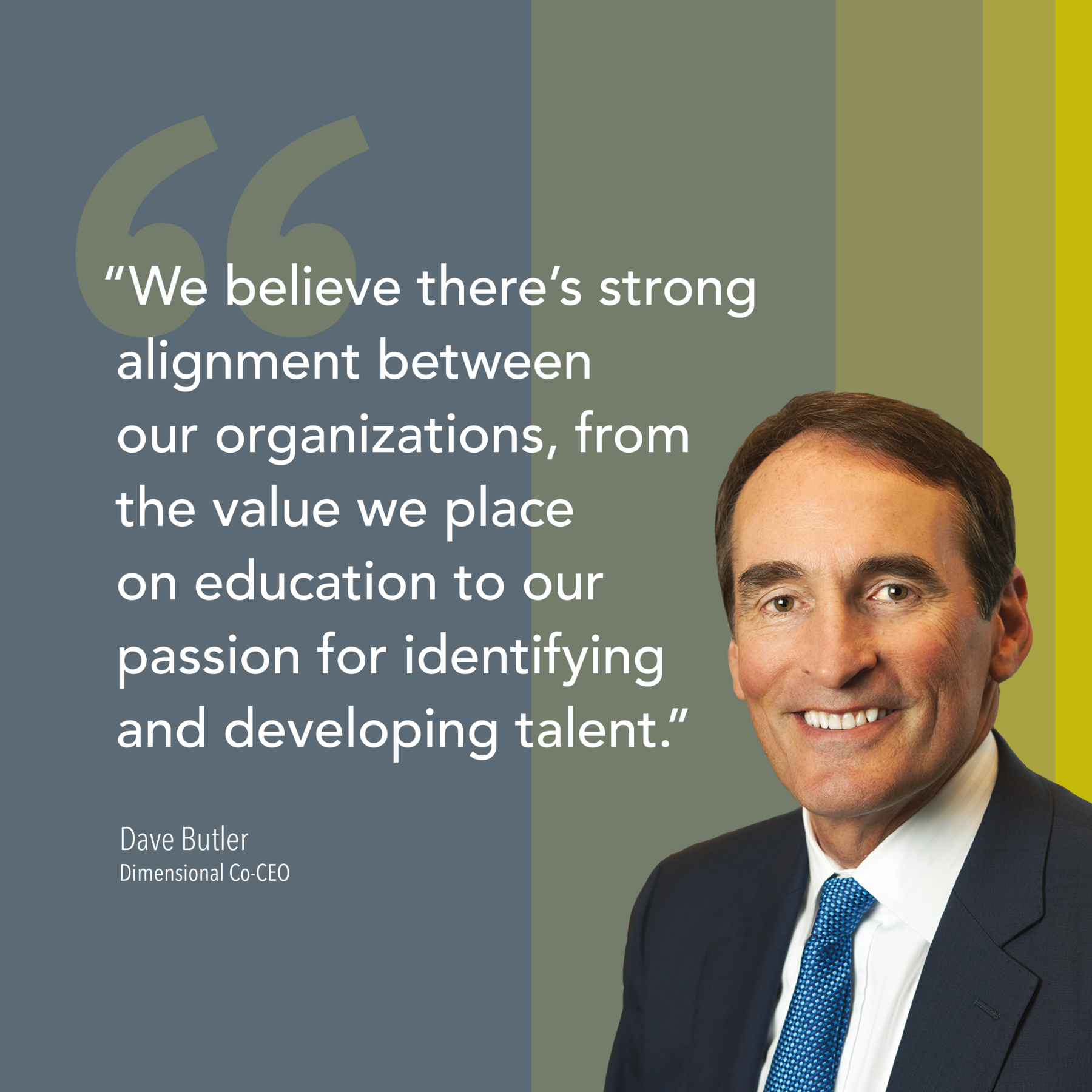 Dimensional Becomes Founding Corporate Partner of QuestBridge