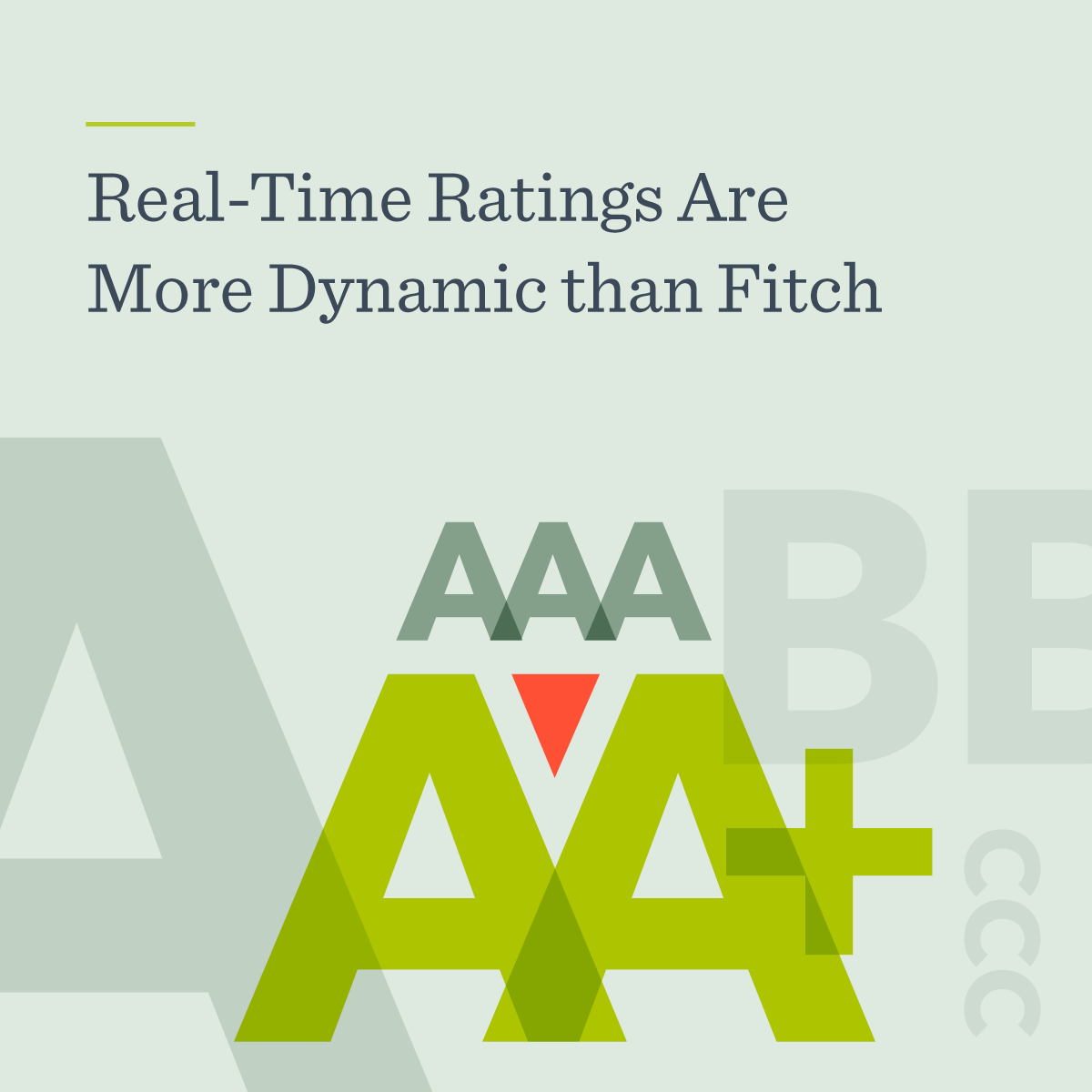 Real-Time Ratings Are More Dynamic than Fitch’s | Dimensional