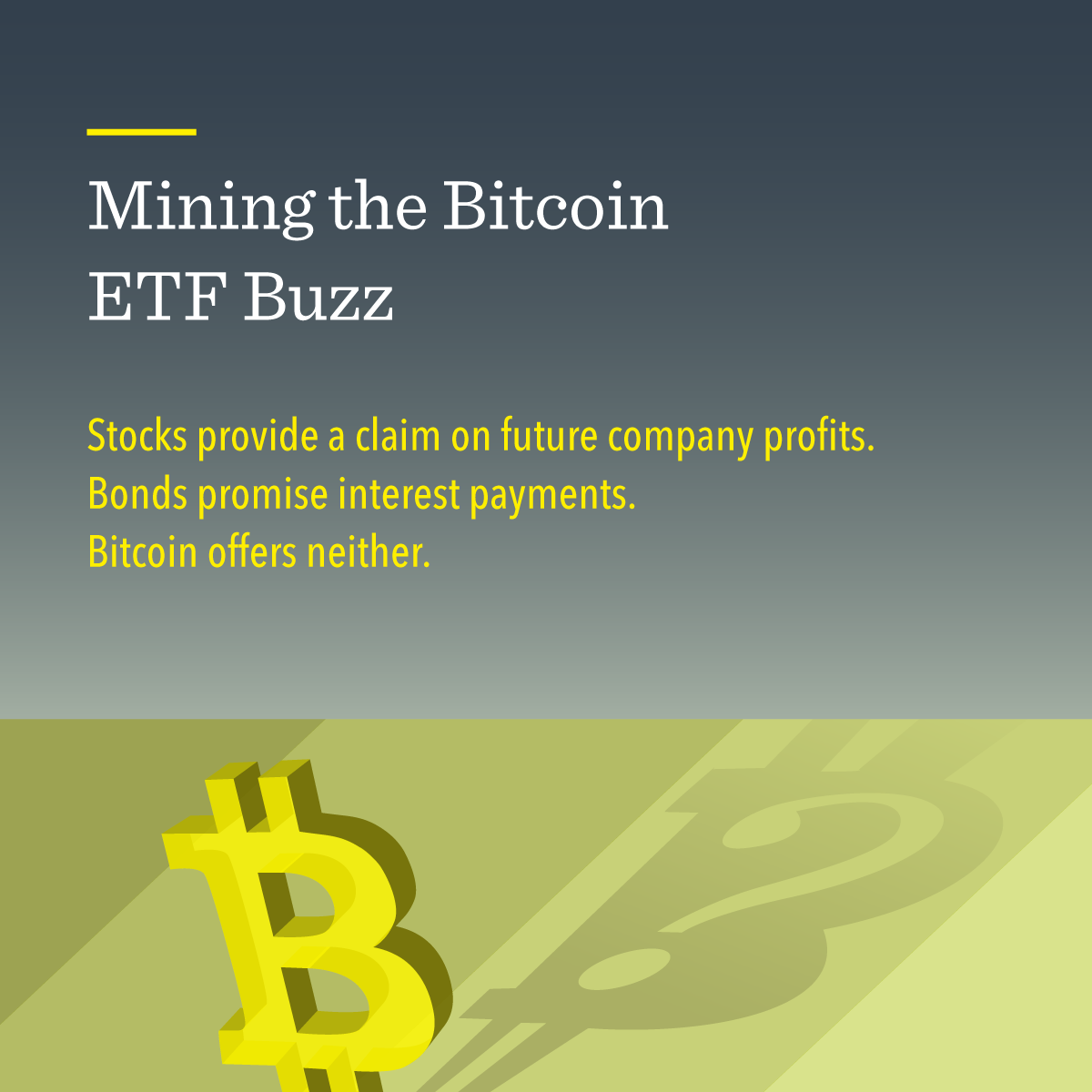 Mining the Bitcoin ETF Buzz | Dimensional