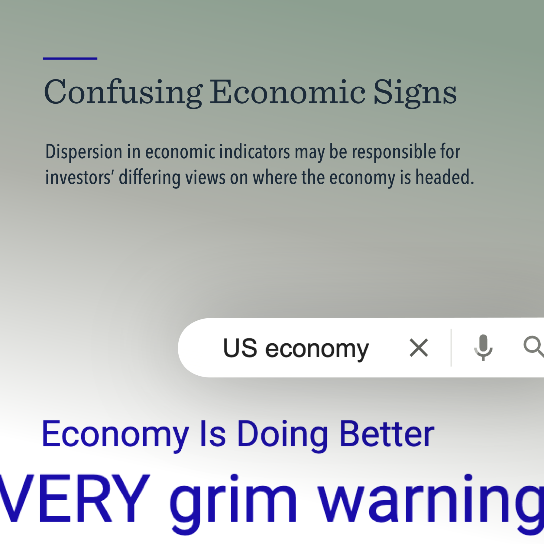 Confusing Economic Signs | Dimensional